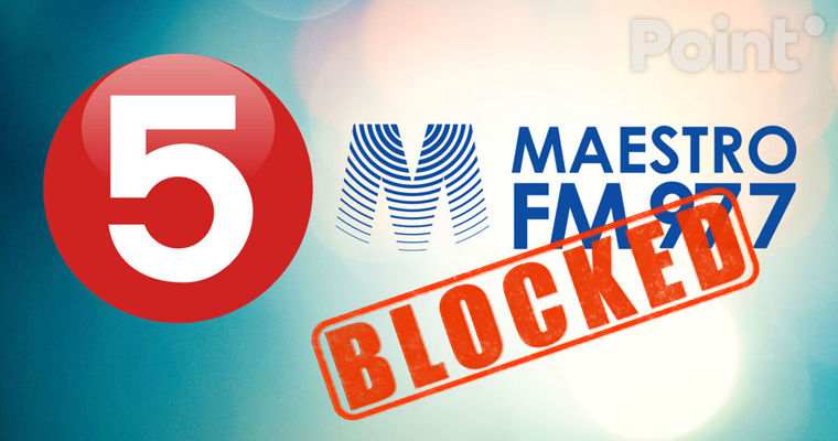 Власти приостановили деятельность CANAL 5 и Maestro FM