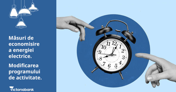 Victoriabank, noi măsuri de economisire a energiei electrice