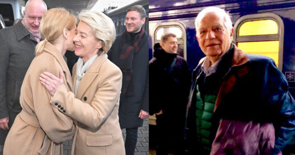 Ursula von der Leyen și Joseph Borell au ajuns din nou la Kiev