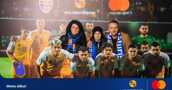 Moldindconbank: Surprize pentru un fan al selecționatei Moldovei