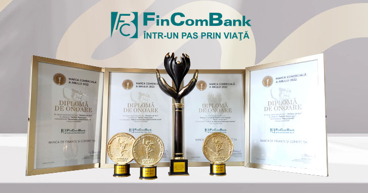 FinComBank получил 4 награды на конкурсе «Marca Comercială a Anului»