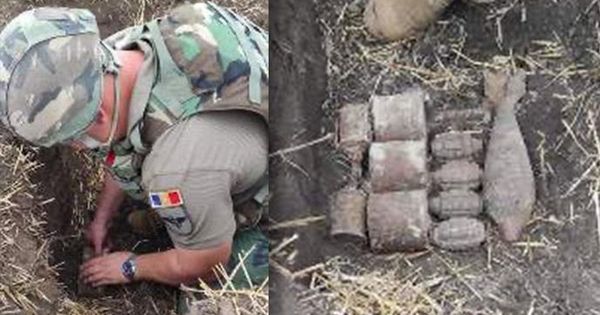 Zeci de obiecte explozibile, lichidate de geniști timp de o lună