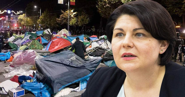 Gavrilița, despre corturile de pe carosabil: Un gest de sfidare