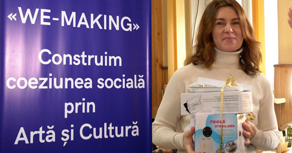 Opt refugiate și persoane cu deficiențe de auz, certificate în make-up