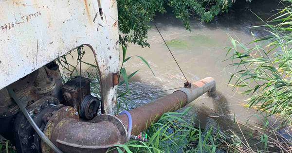 Irigare ilegală din râul Bâc: Inspectorii de mediu au împărțit amenzi