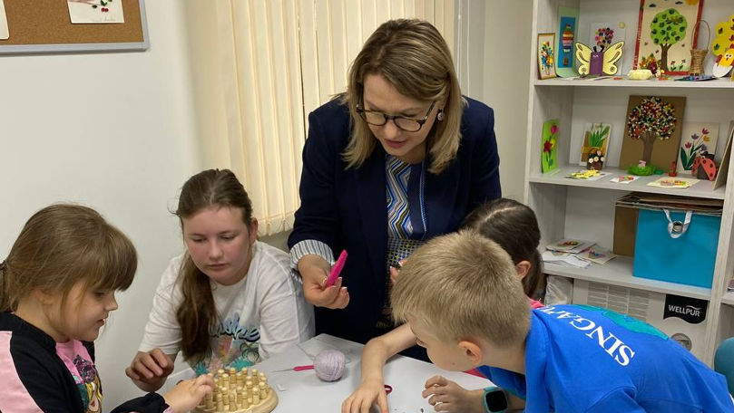 Cutasevici, vizită de monitorizare la un Centru comunitar pentru copii