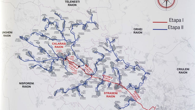 Construcția apeductului Chișinău-Strășeni-Călărași, utilitate publică