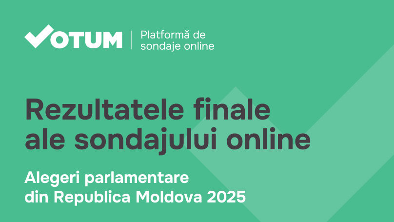 Rezultate Votum.md: Top 3 partide care ar accede în următorul Parlament