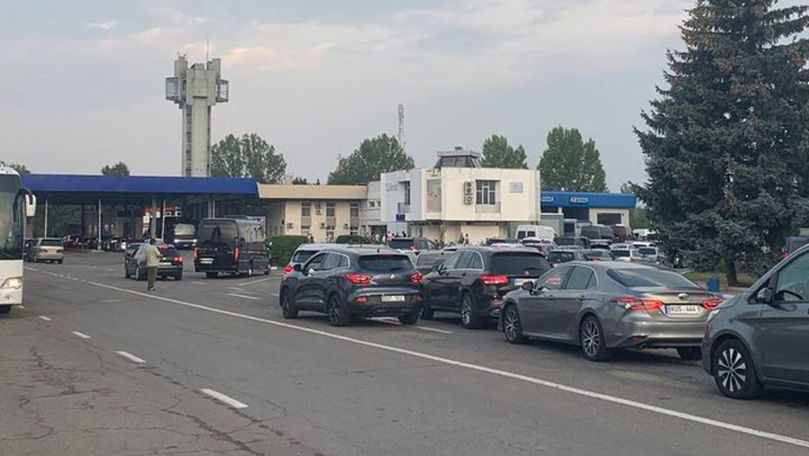 Punctele de trecere a frontierei Sculeni și Leușeni, aglomerate