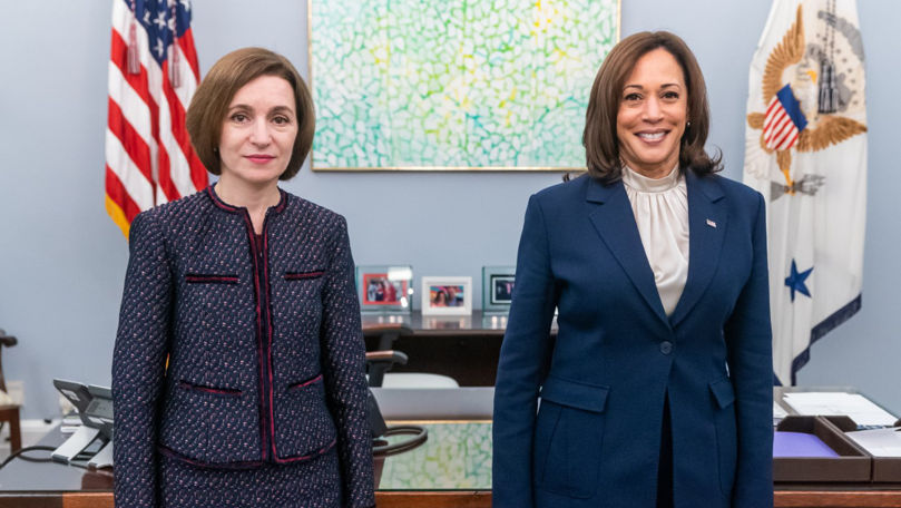 Kamala Harris a reiterat, într-o discuție cu Maia Sandu, sprijinul SUA