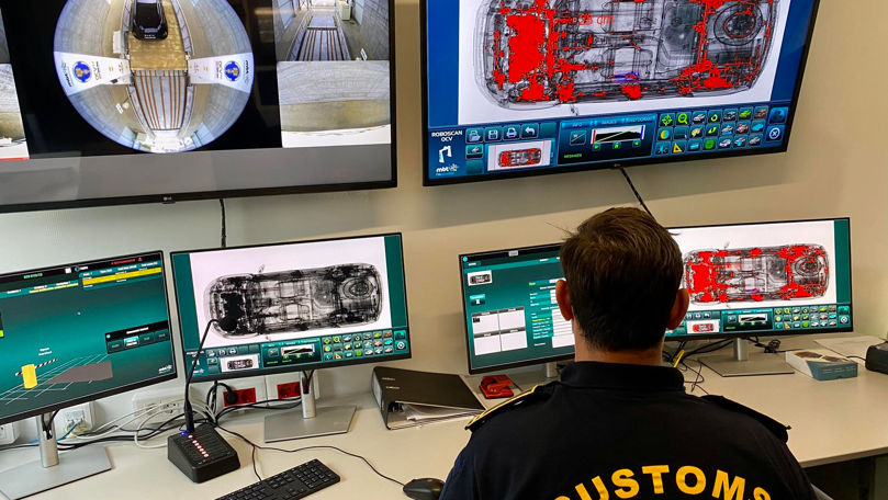 La granița moldo-română apare primul scaner cu raze X pentru automobile