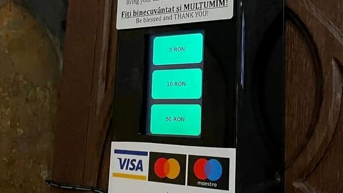 Orașul din România unde donațiile la biserică se fac și cu cardul bancar Orașul din România unde donațiile la biserică se fac și cu cardul bancar