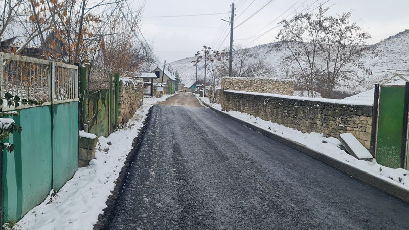 Drumul principal din satul Butuceni a fost asfaltat: Cum arată acum