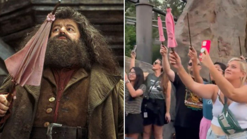 Au venit să-și ia adio de la Hagrid. Gestul fanilor Harry Potter