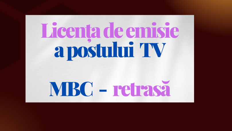 Postul TV MBC renunță la licența de emisie