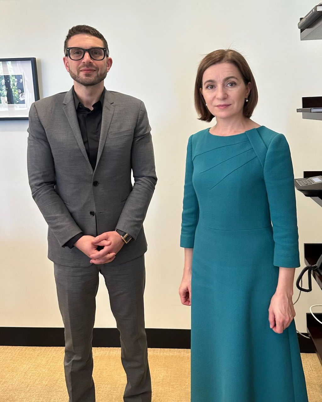 Санду встретилась с сыном Сороса в Нью-Йорке