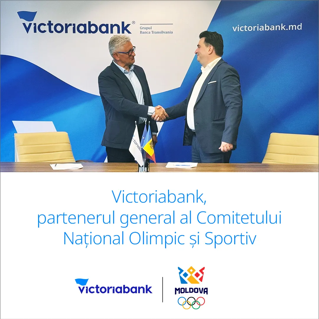 Victoriabank susține echipa olimpică a Republicii Moldova