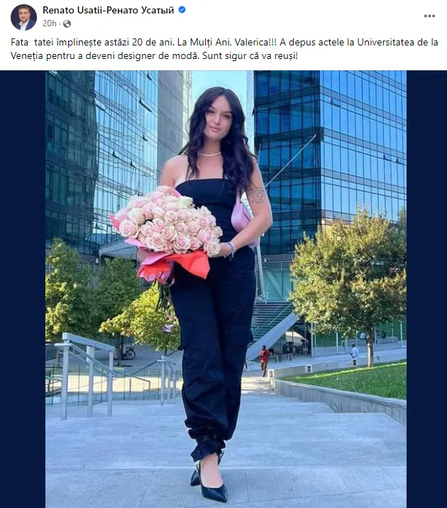 Cum arată fiica cea mare a lui Renato Usatîi
