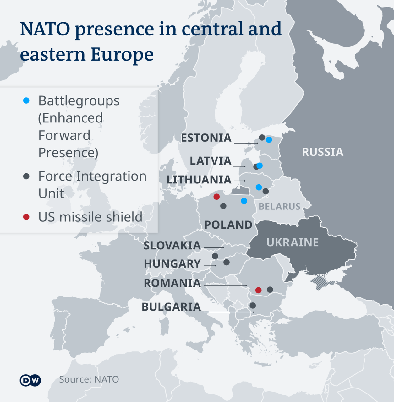 DW: NATO îşi întăreşte prezenţa în Polonia şi Lituania