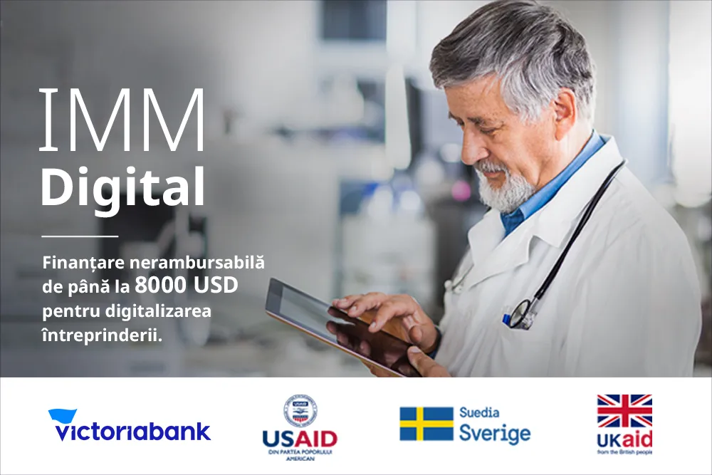 Victoriabank: IMM Digital, program pentru digitalizarea afacerilor