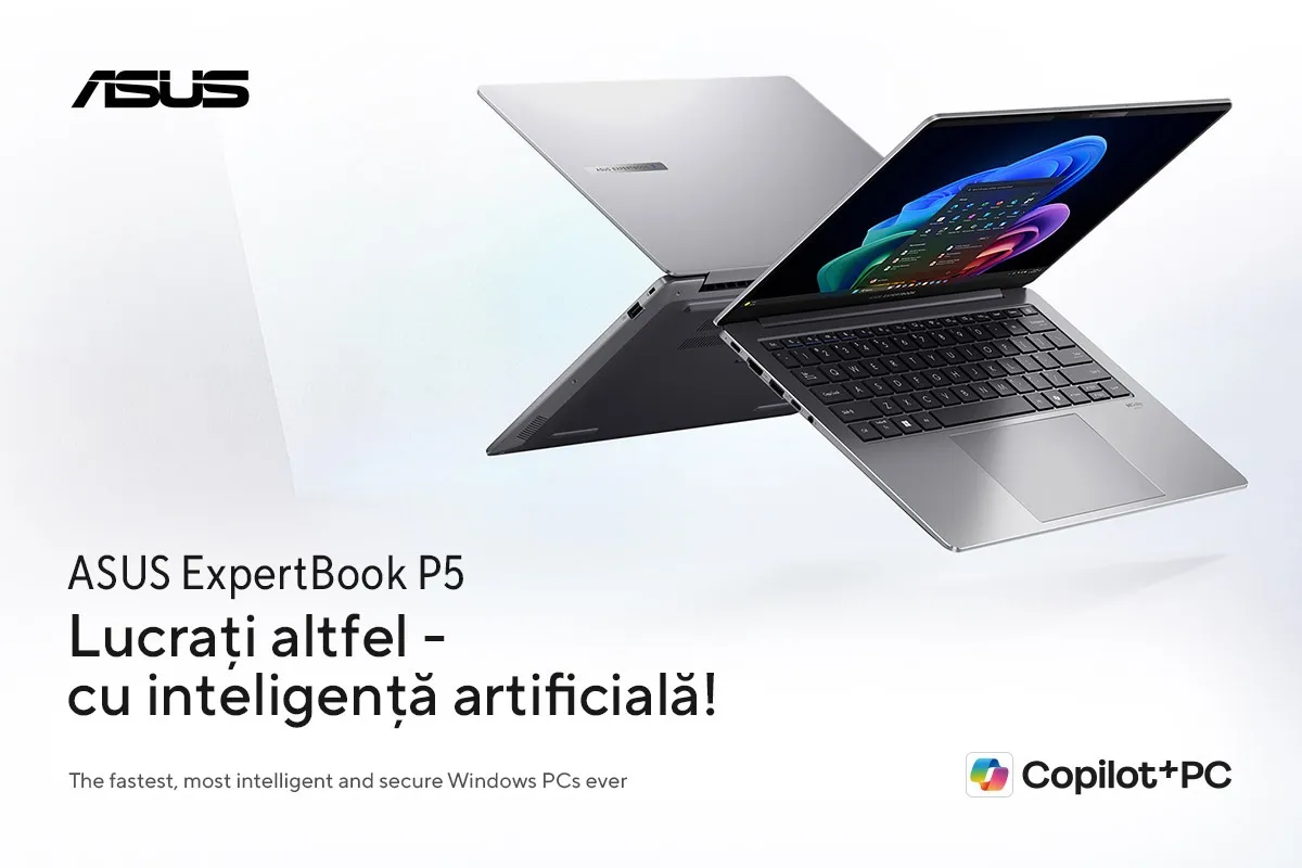 ASUS lansează seria Expert P cu funcții AI pentru mediul profesional