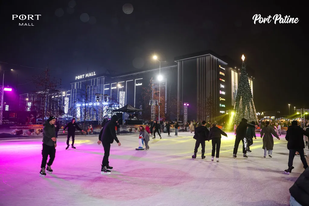 Cel mai mare și modern patinoar din țară, deschis la Port Mall