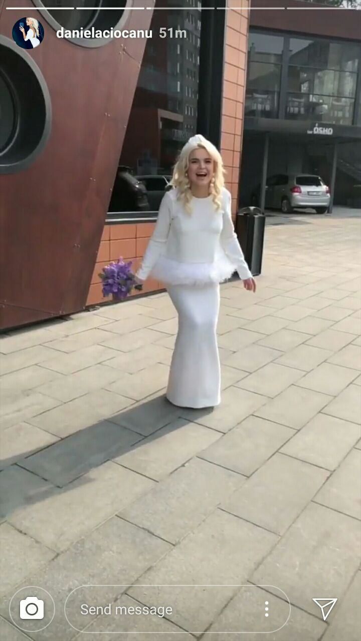 Daniela Ciocanu, din nou mireasă: Dumnezeu ne-a binecuvântat